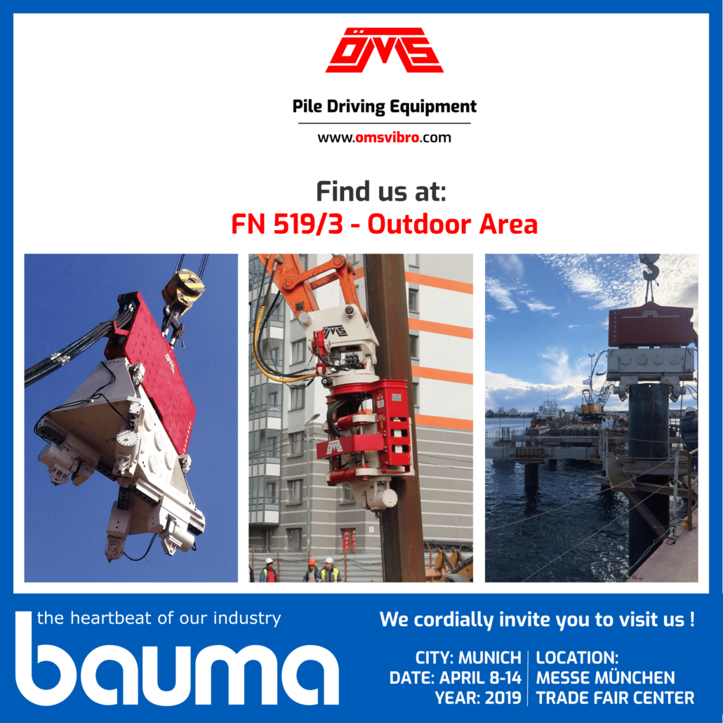 Bauma 2019 Exhibition In Munich - Germany | OMS Vibro