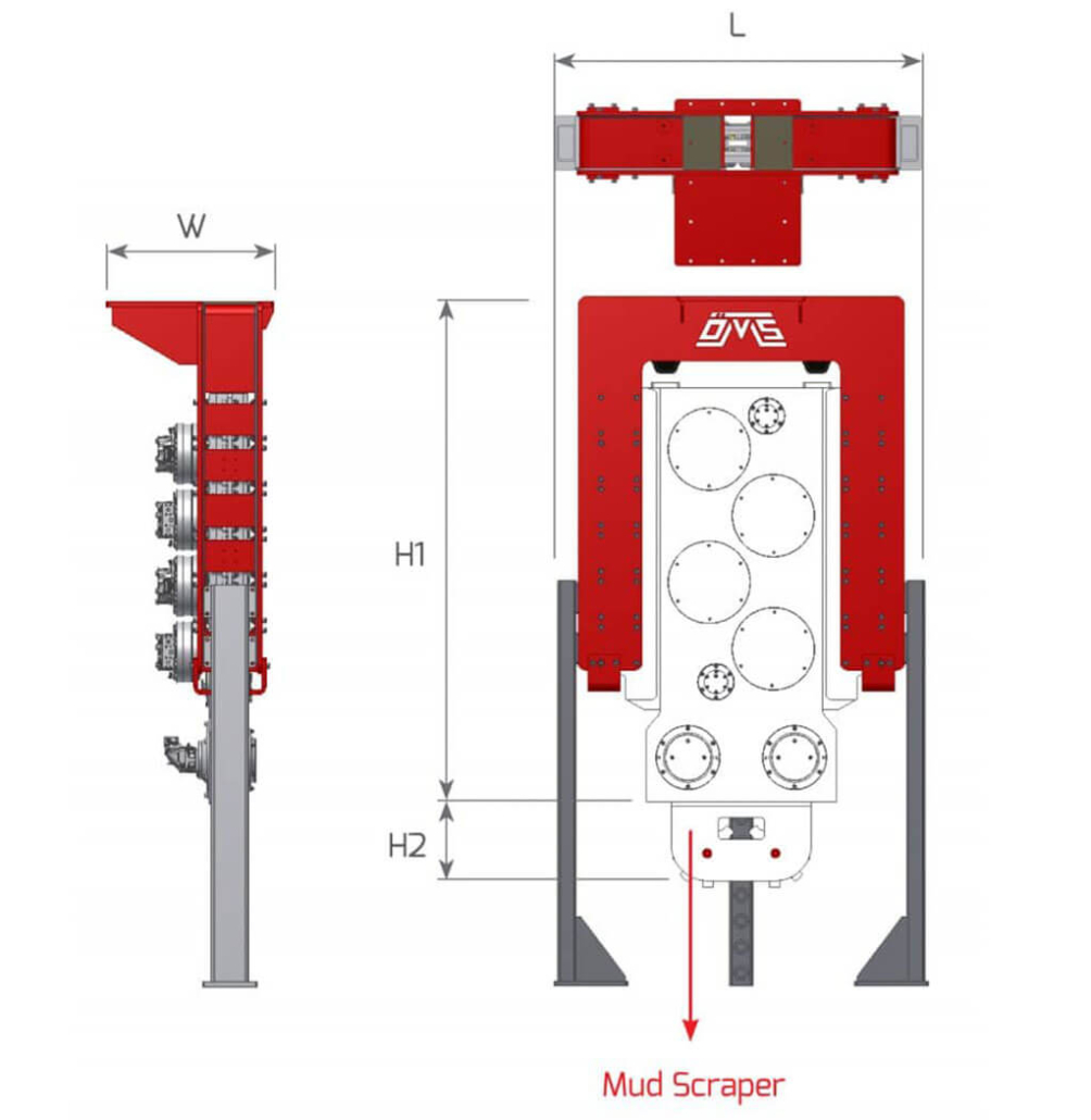 OMS Wick Drain Installation Machine - Soil Improvement